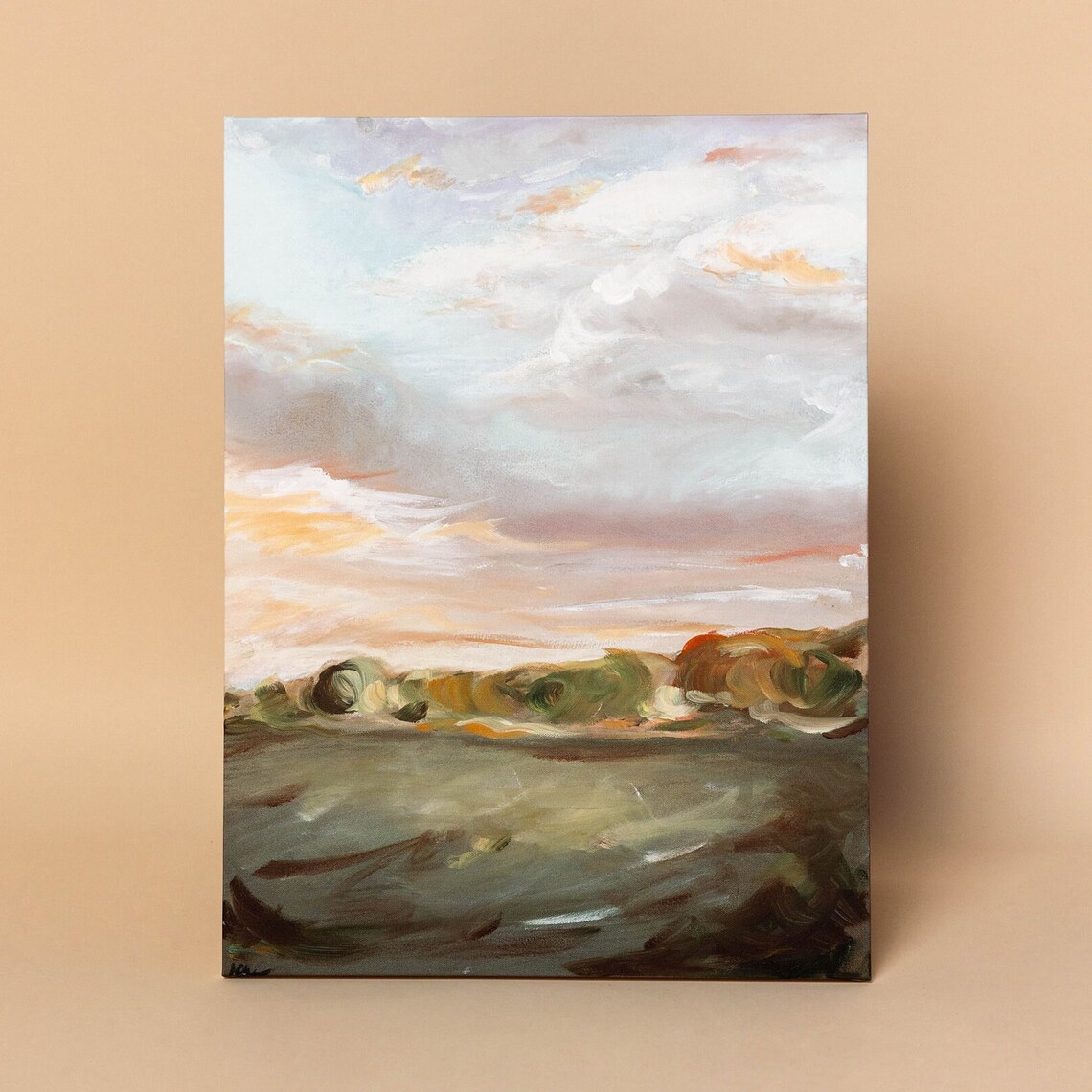French Landscape Painting on Canvas, Autumn in Provence France Hangable ...