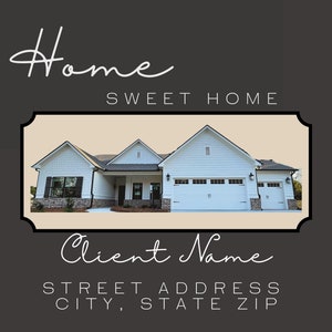 Housewarming Label, Closing Gift, New Home Custom Label, Client Gift ...