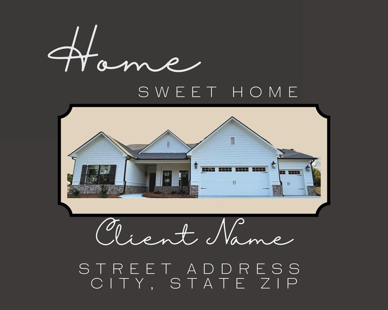 Housewarming Label, Closing Gift, New Home Custom Label, Client Gift ...