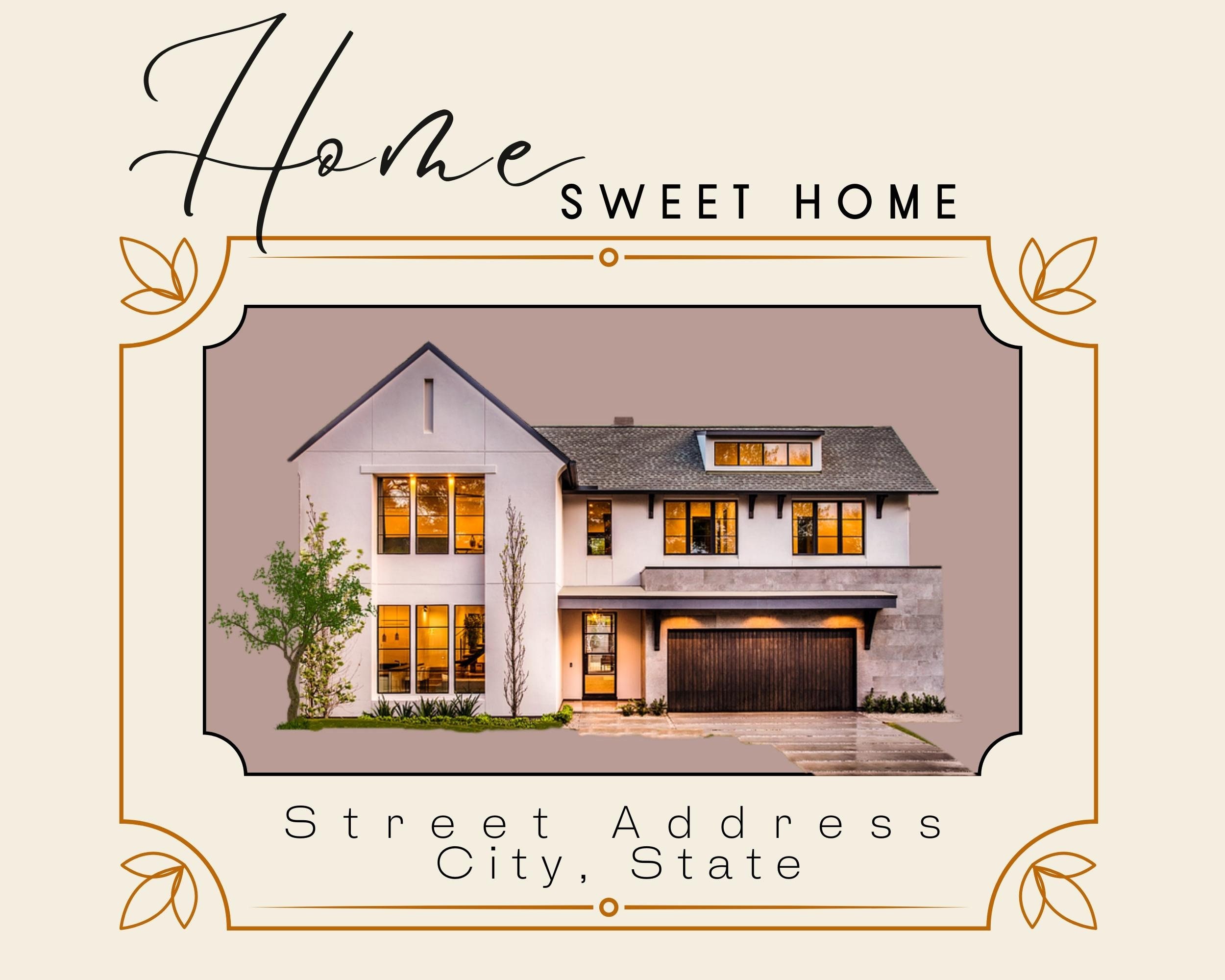 Housewarming Label, Closing Gift, New Home Custom Label, Client Gift ...