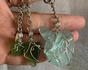 Glass Key Chains - Etsy