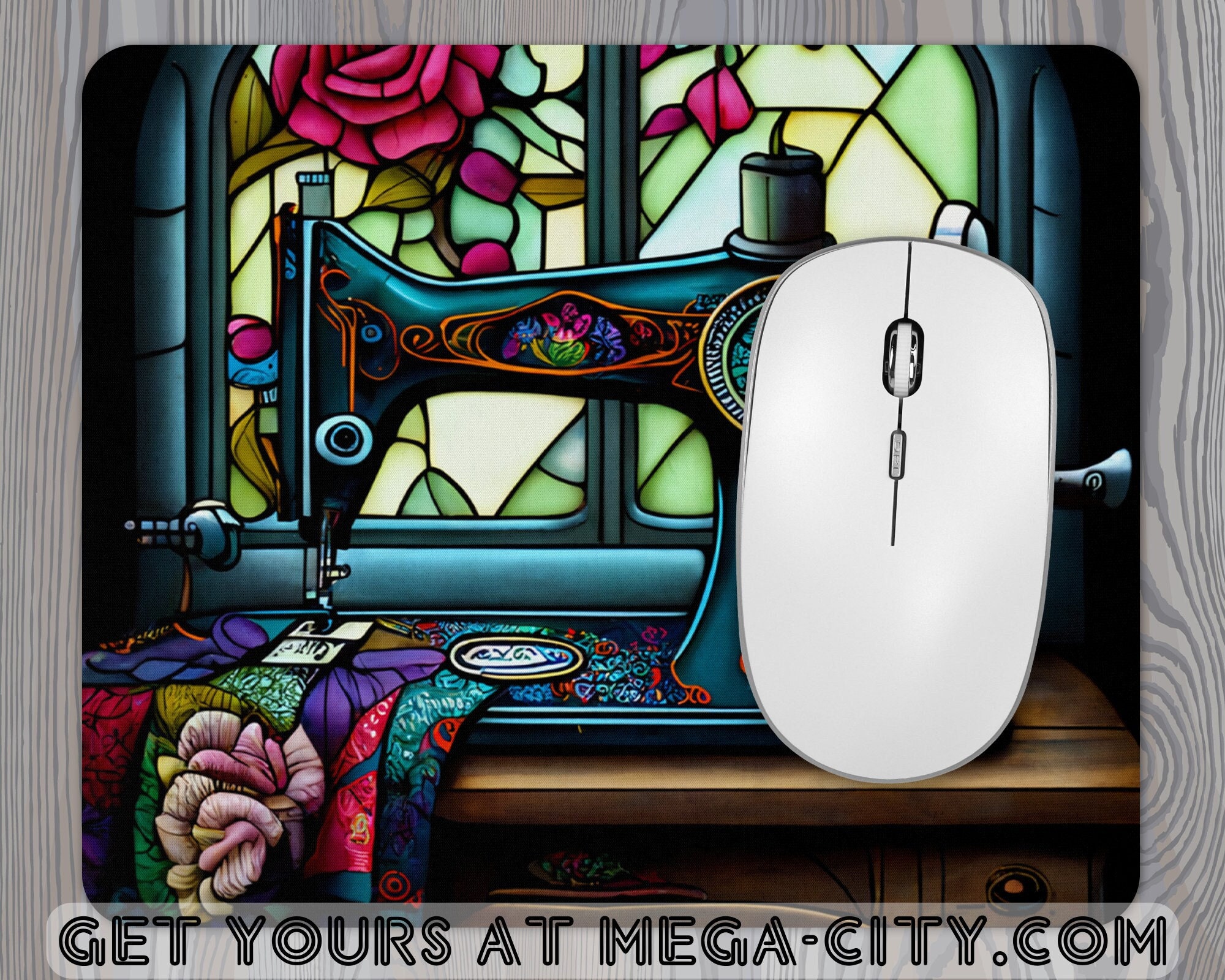 Antique Sewing Machine Mouse Pad - Etsy