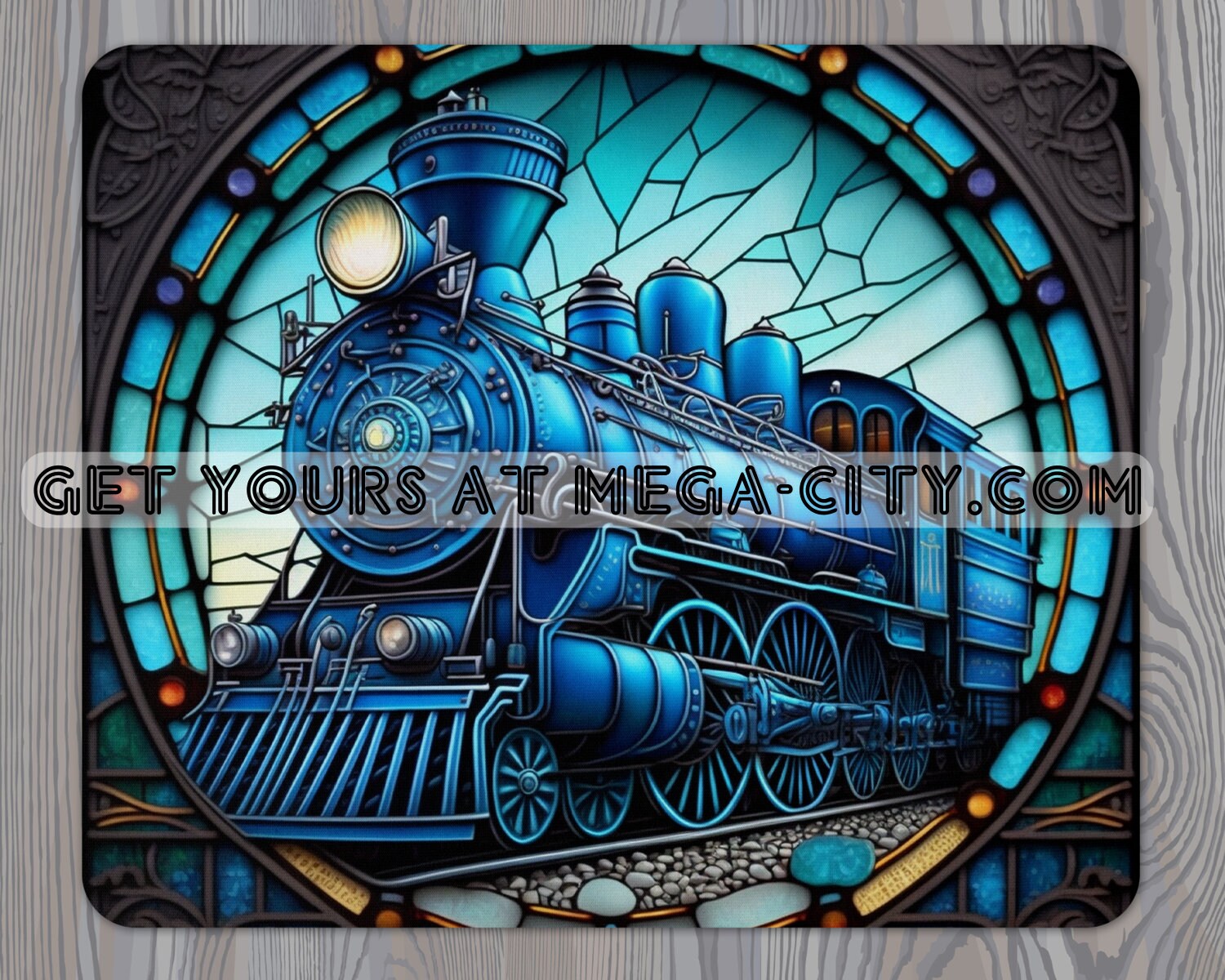 Train Locomotive Mouse Pads 4 Styles - Etsy