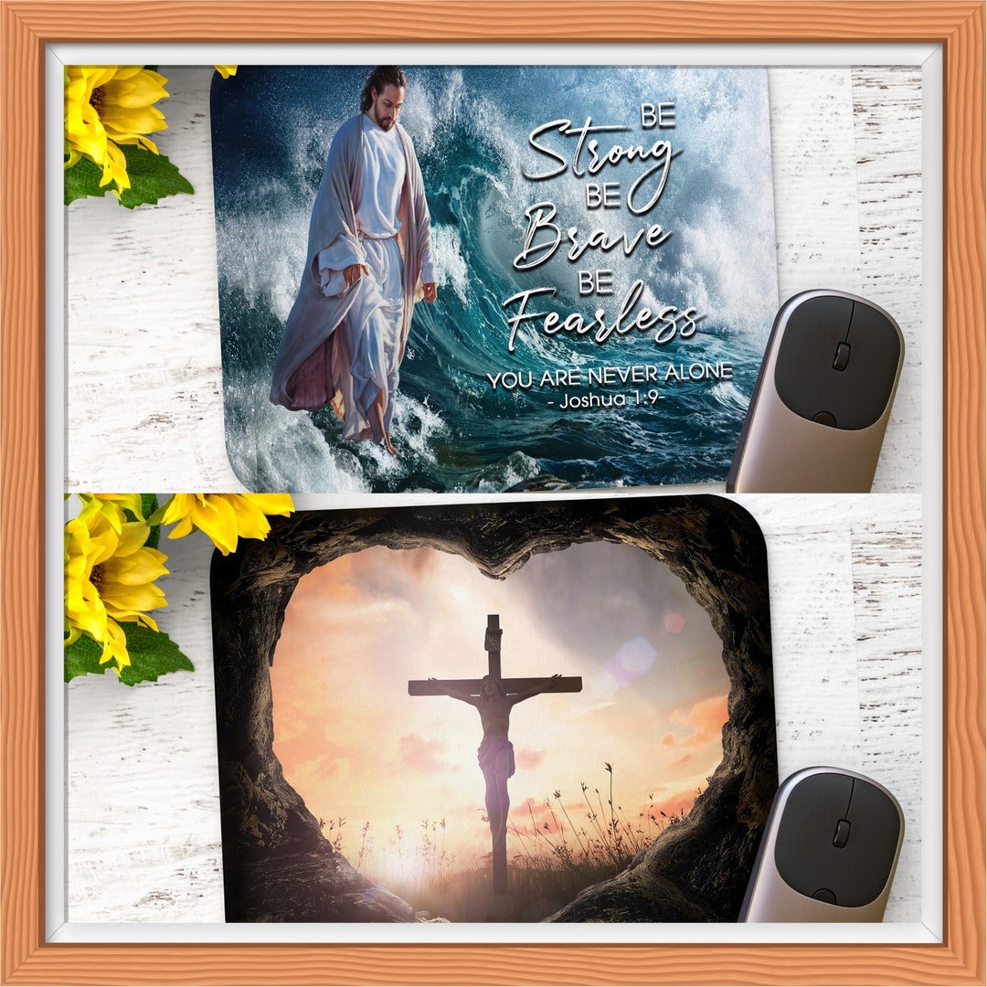 Christian Faith Jesus Themed Mouse Pads 2 Styles - Etsy