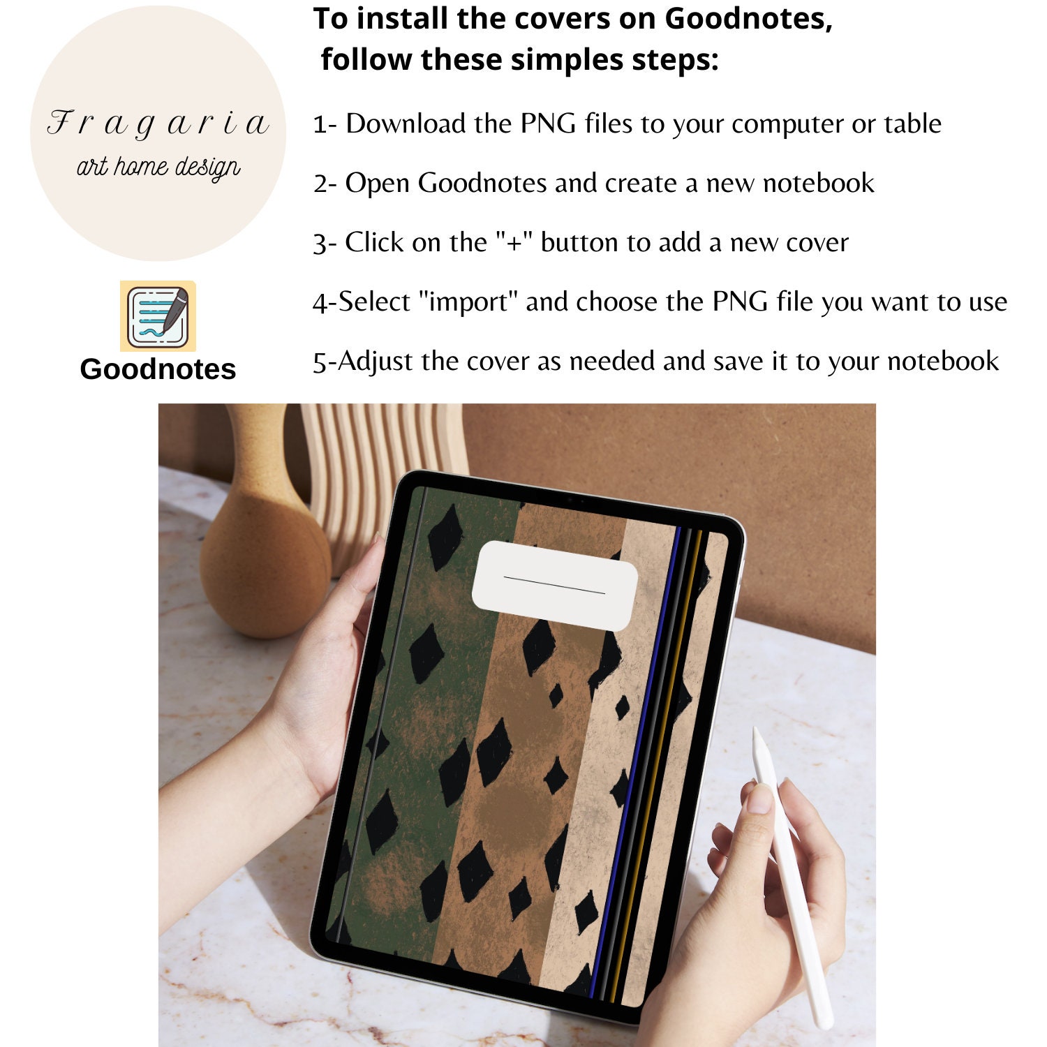 23 Digital Notebook Covers Eye-catching Goodnotes Covers Digital ...