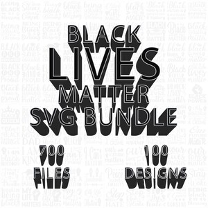 Black Lives Matter SVG Bundle Black Lives Matter Quotes SVG - Etsy