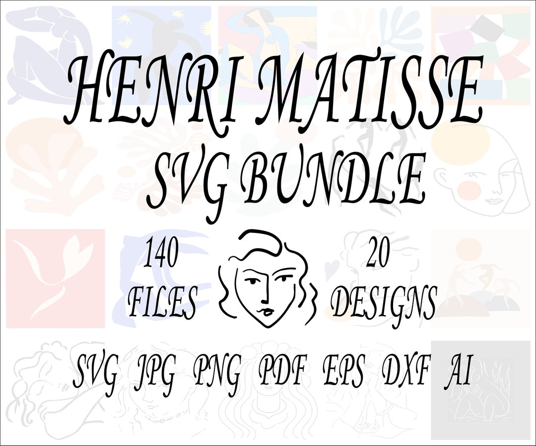 Henri Matisse Bundle Henri Matisse Paintings Printable Line - Etsy