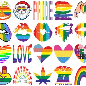 LGBT Bundle LGBT Designs LGBT Svg Printable Editable - Etsy