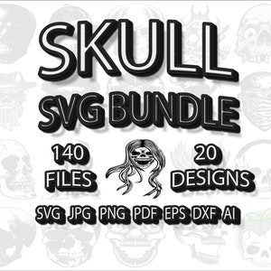 Skull SVG Bundle Skull Designs Skull Svg Printable - Etsy