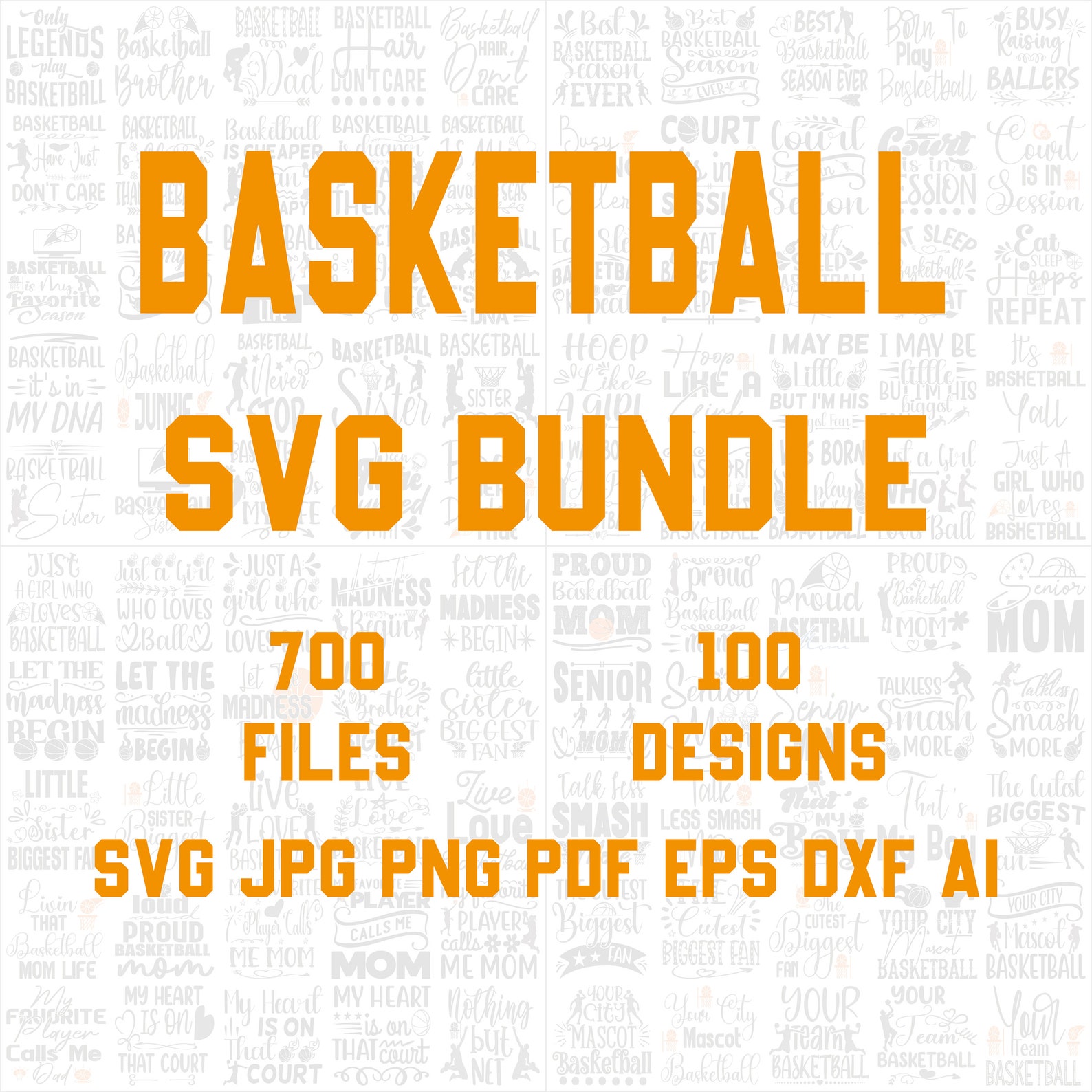 Basketball SVG Bundle Basketball Quotes Basketball Designs - Etsy