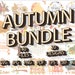 Autumn Bundle, Autumn Designs, Printable, Editable, 140 Files, Autumn ...