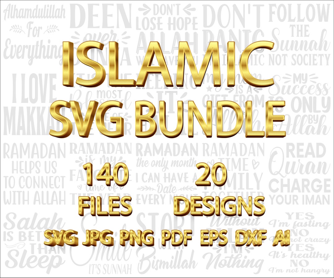Islamic SVG Bundle SVG Files for Cricut Ramadan SVG Cut - Etsy