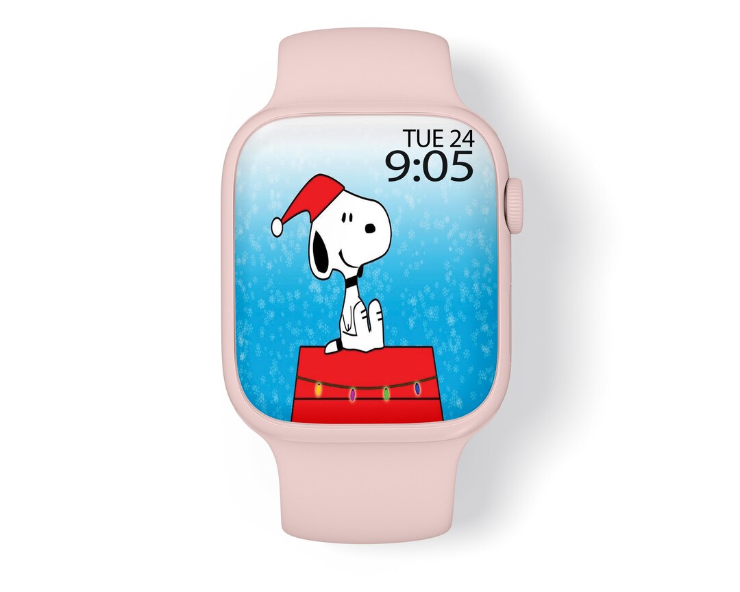 Snoopy Christmas Wallpaper, Apple Watch Face, Watch Background, Watch ...