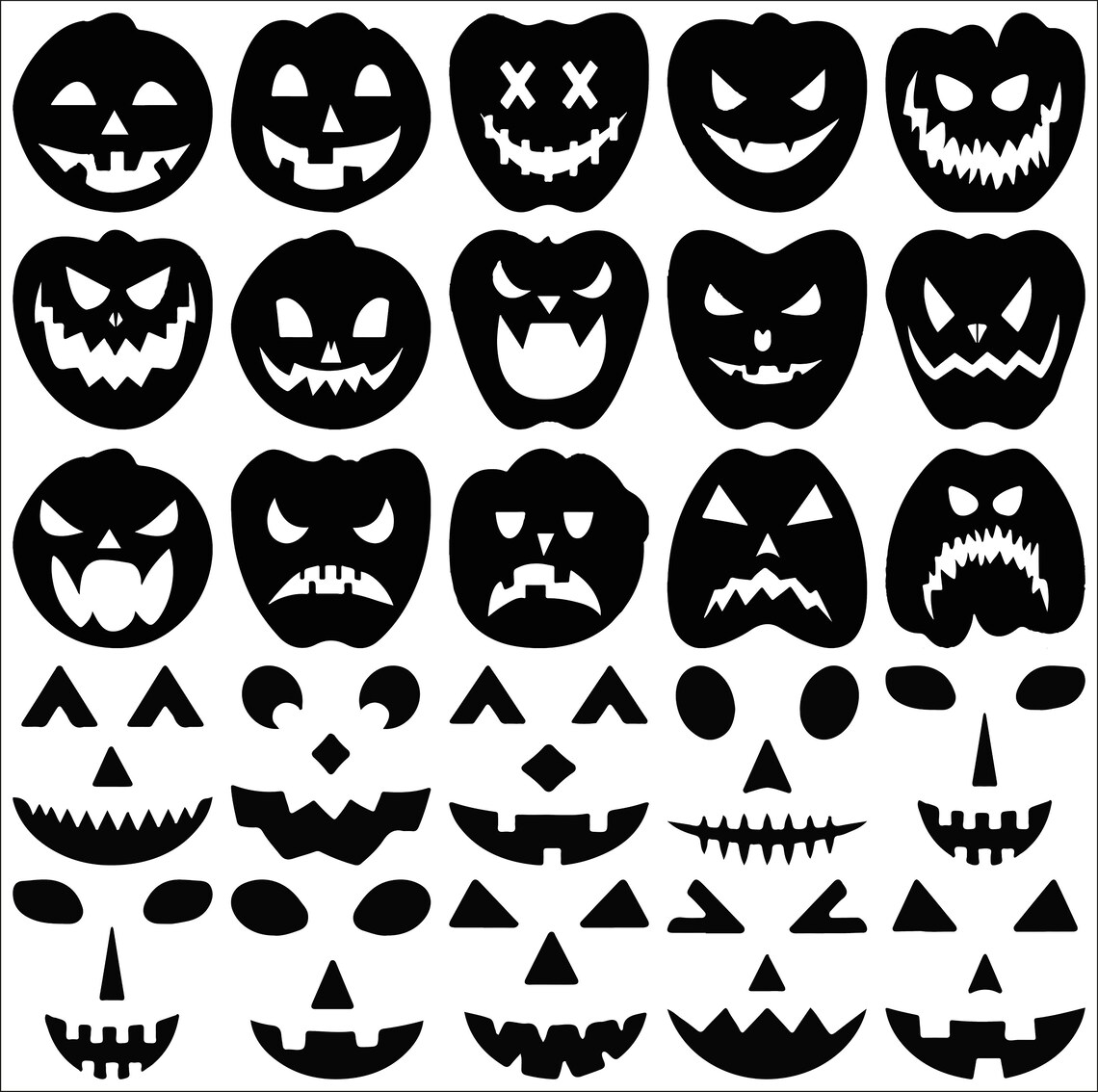 Jack Skellington SVG Bundle, Jack Skellington Designs, SVG Files for ...