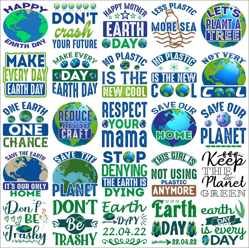 Earth SVG Bundle, Earth Quotes, Earth Designs, SVG Files for Cricut ...