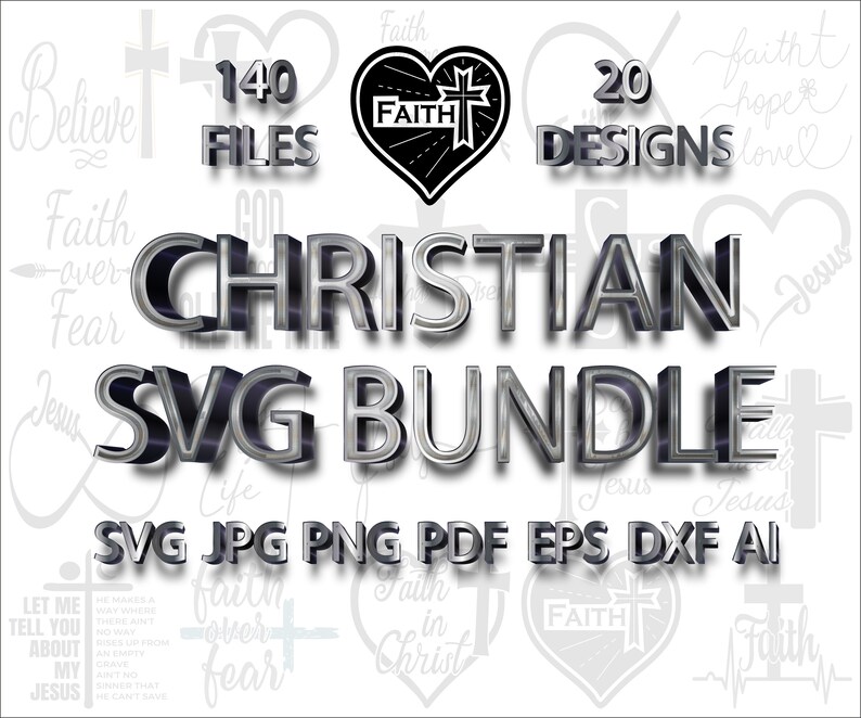 Christian SVG Bundle SVG Files for Cricut Instant Download - Etsy