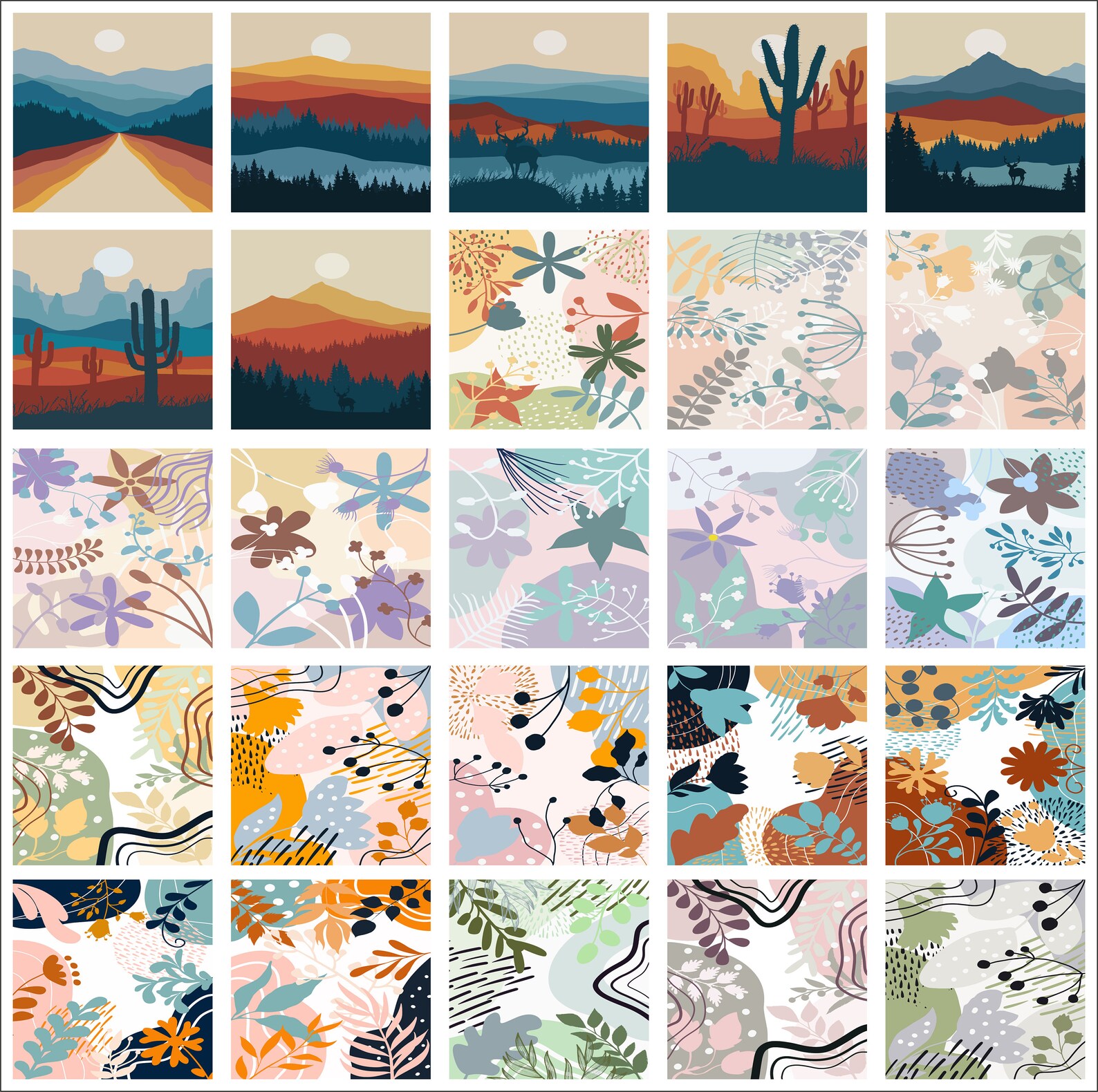 Boho Bundle, Boho Designs, Boho SVG, Minimalist, Bohemian, 700 Files ...