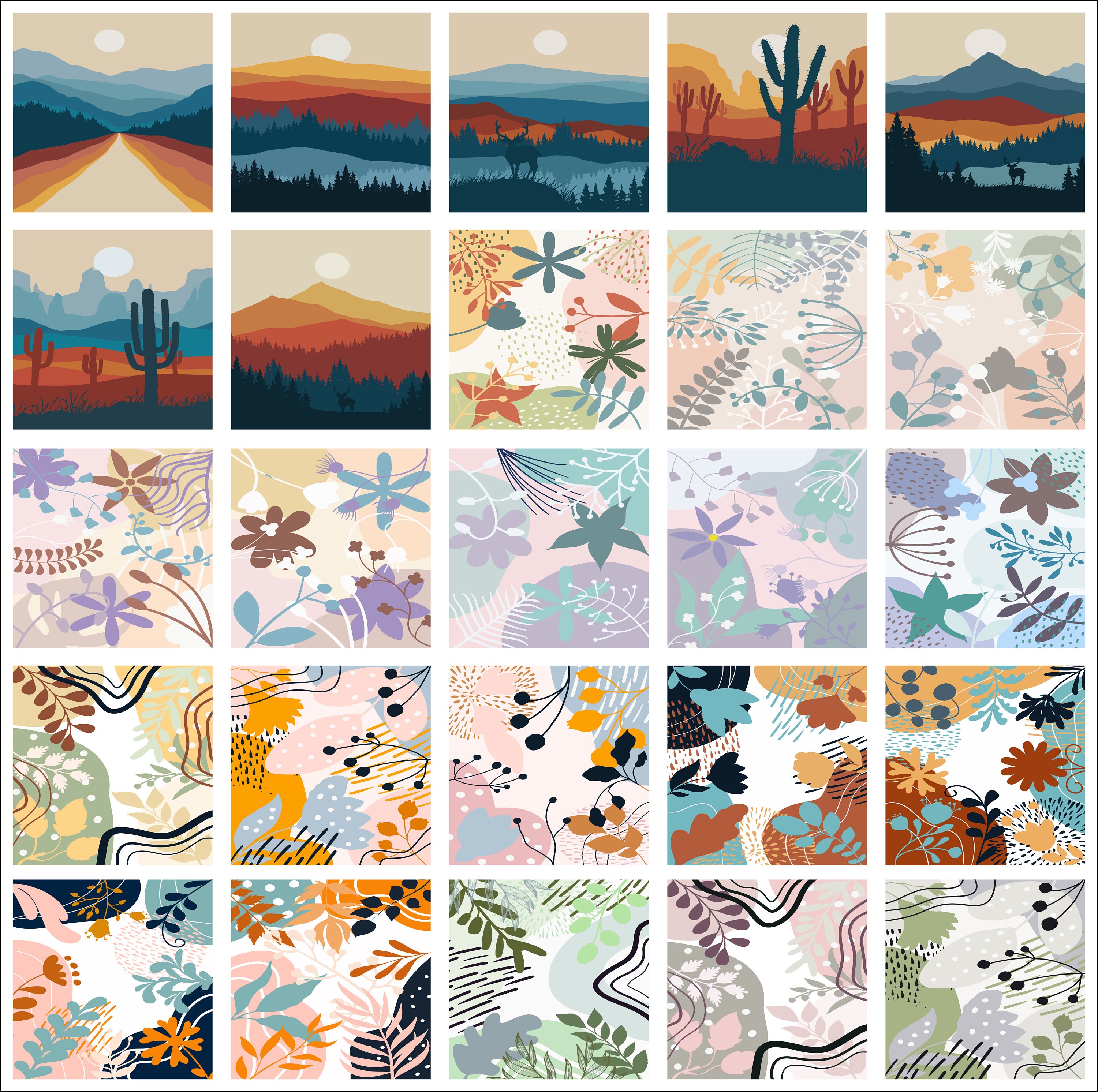 Boho Bundle, Boho Designs, Boho SVG, Minimalist, Bohemian, 700 Files ...