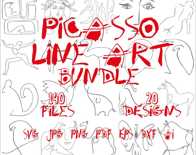 Picasso SVG, Picasso PNG, Picasso Dxf, Picasso Sign Clipart, Picasso ...