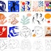 Henri Matisse Bundle, Henri Matisse Paintings, Printable, Line Art, 140 ...