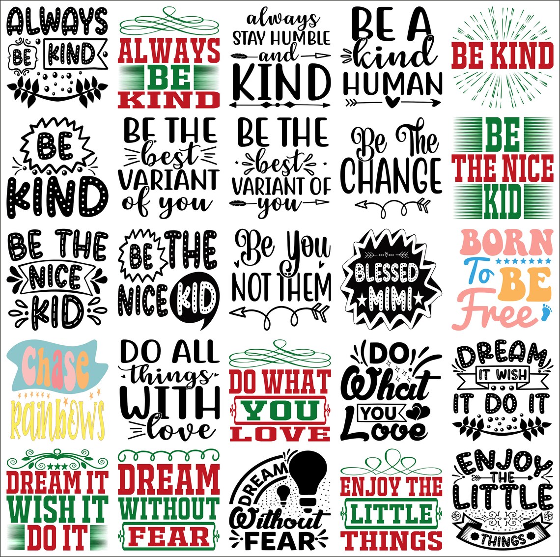 Motivational SVG Bundle, Motivational Quotes, Motivational Designs, SVG ...