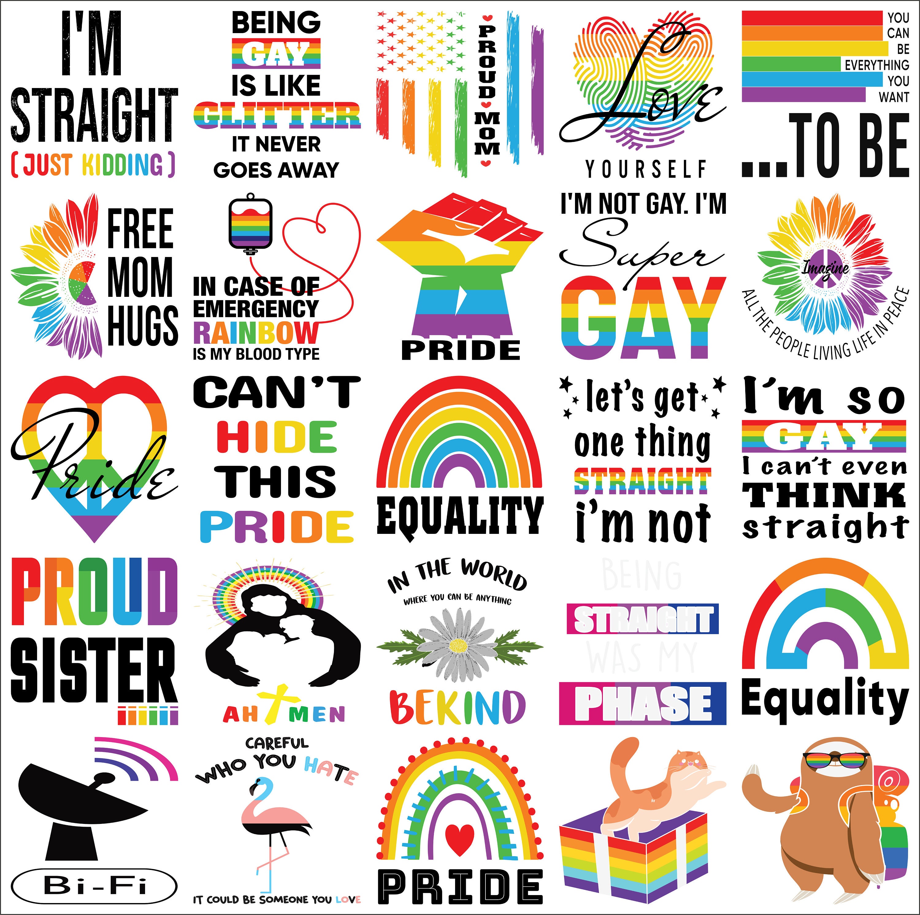 LGBT SVG Bundle, Instant Dowload, Svg Files for Cricut, 700 Files, LGBT ...