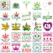 Weed Bundle, 700 Files, Svg, Png, Jpg, Pdf, Dxf, Eps, Ai Formats, Weed ...