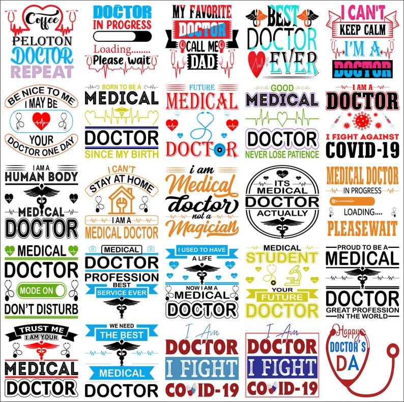 Doctor SVG Bundle 700 Files, Doctor Quotes, Doctor Designs ...