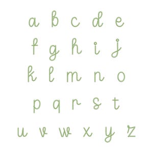Chain Stitch Embroidery Font - Unique Chain Effect Textured Machine ...