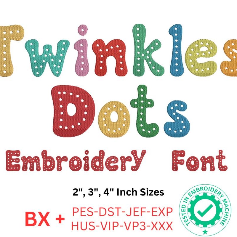 Dot Font - Etsy