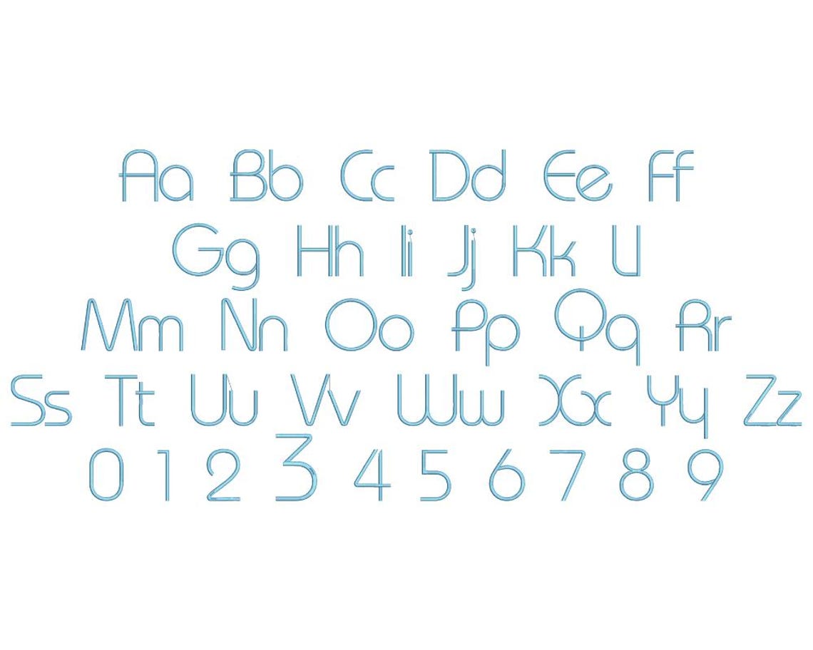 Rafale Embroidery Font, Machine Embroidery Design, Rafale Bx Font ...