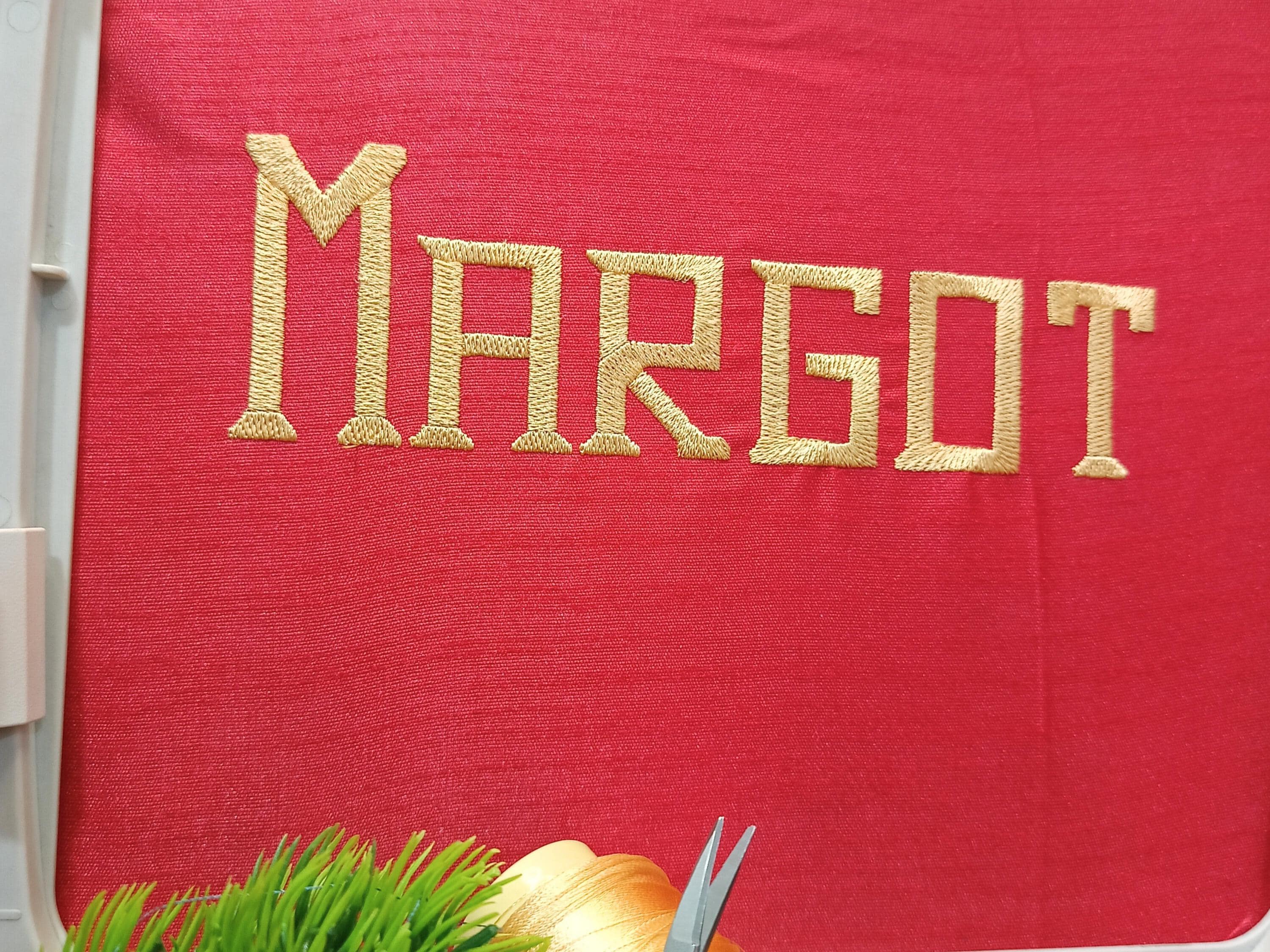 Margot Embroidery Font - Elegant Vintage Style Alphabet for Monograms ...