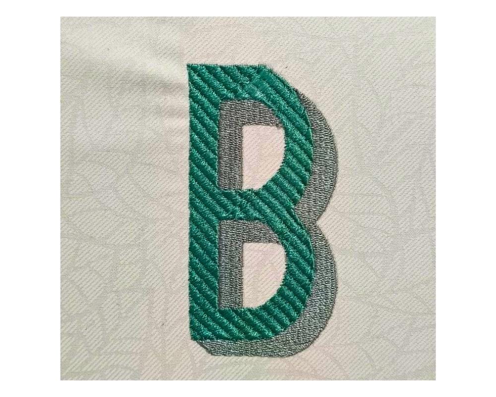 Summer Shadow Embroidery Font - 3D Effect Font - Shadow Embroidery ...
