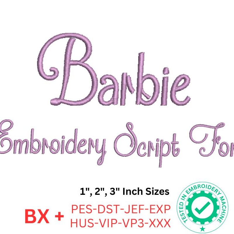 Barbie Font - Etsy