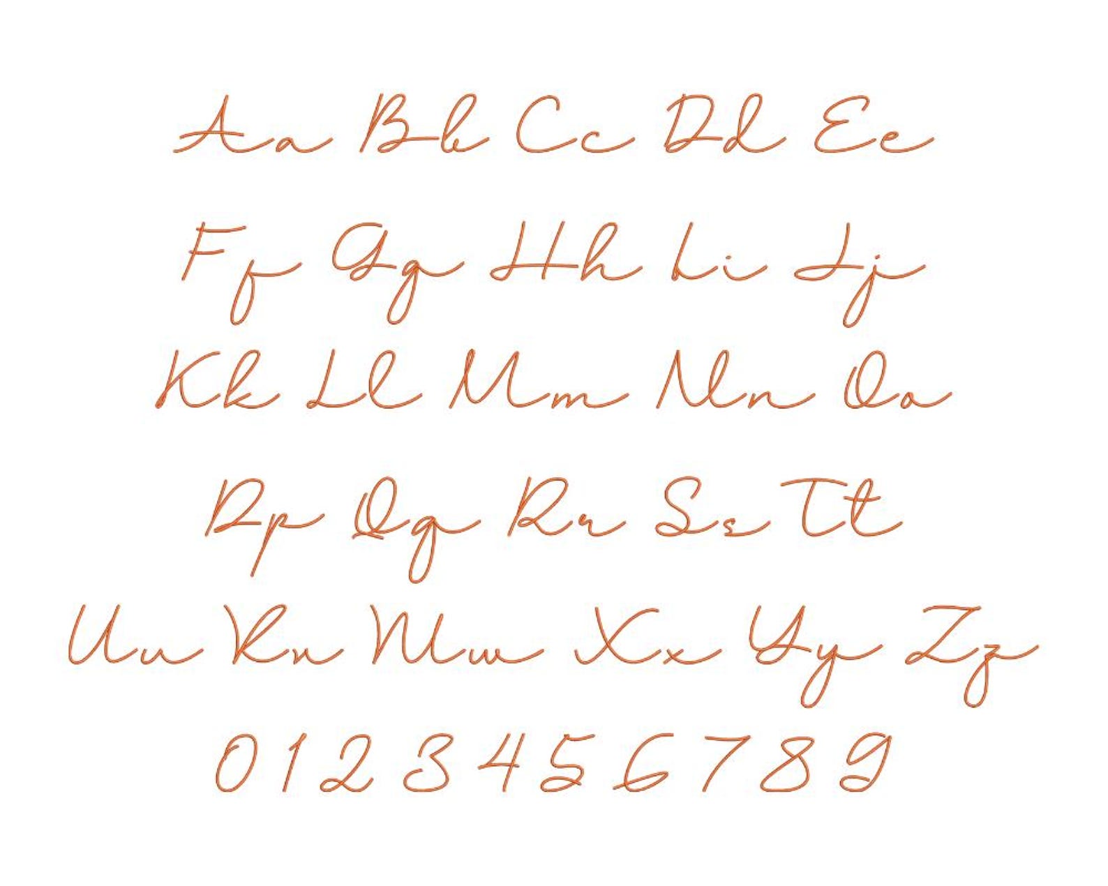 Fairwater Script Font, Machine Embroidery Design, Fairwater Script Bx ...