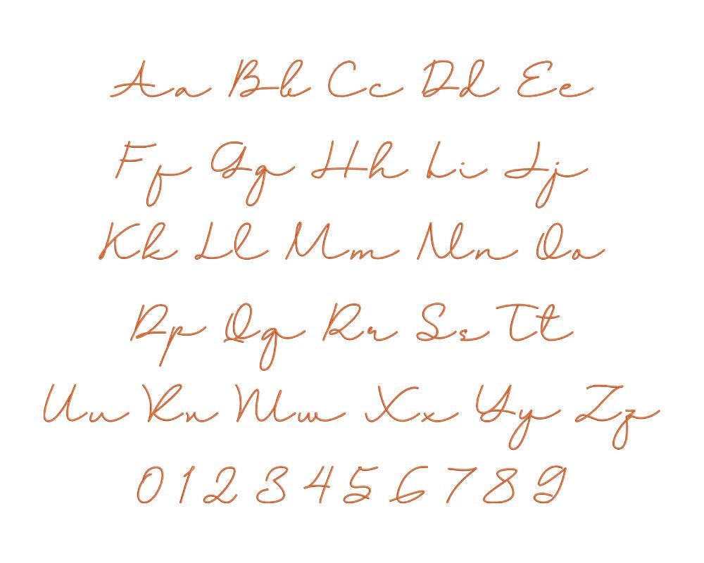 Fairwater Script Font, Machine Embroidery Design, Fairwater Script Bx ...