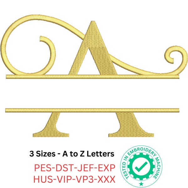 Swirl Monogram - Etsy