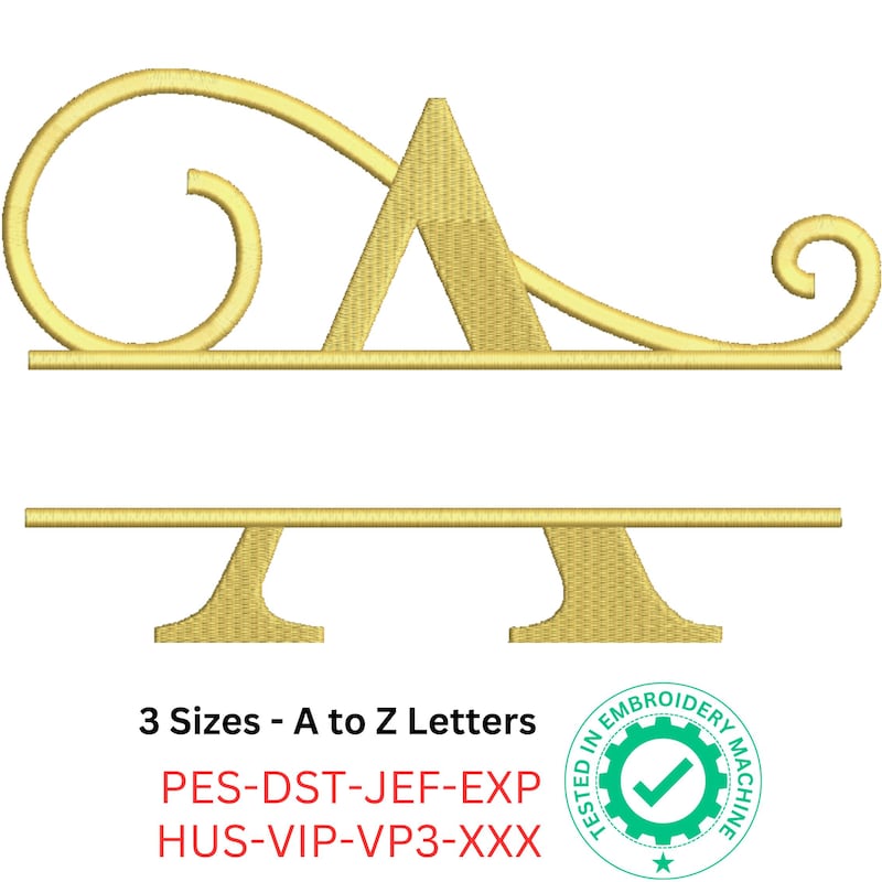 Swirl Monogram - Etsy