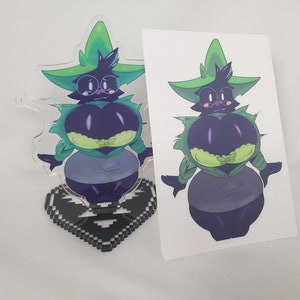 Female Ralsei 6" Double Sided Acrylic Standee - Etsy