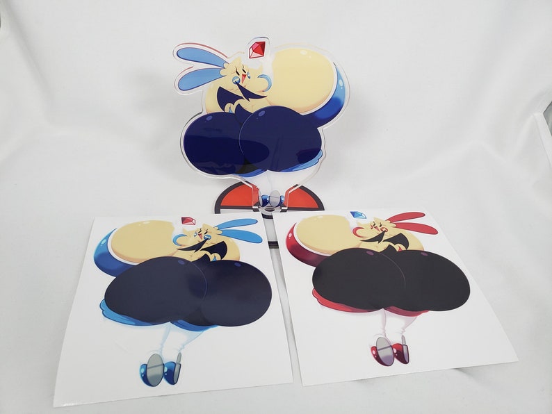 Busty Plus+minu 6" Double Sided Acrylic Standee - Etsy