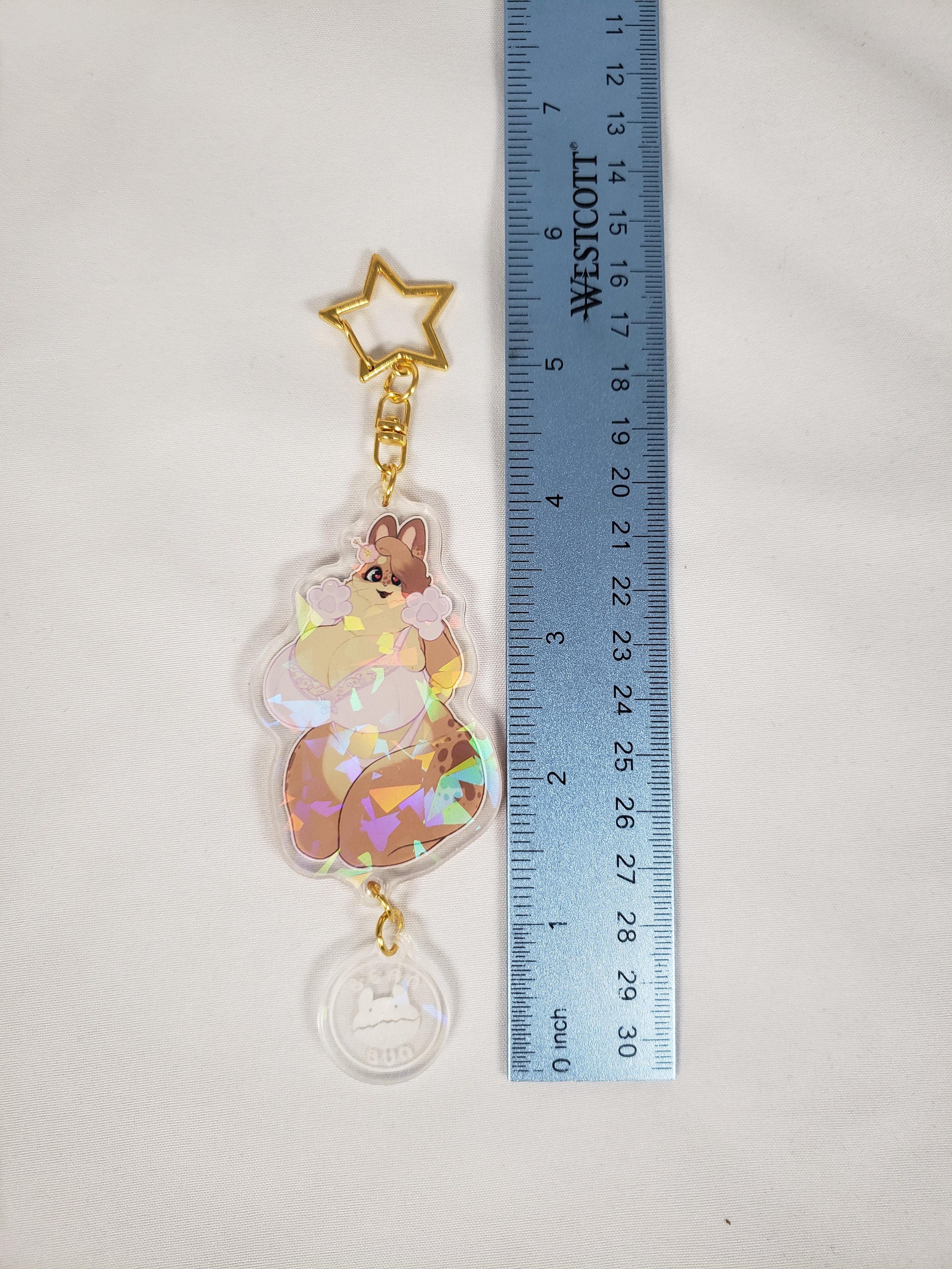 Hazel Double Sided Acrylic Keychain - Etsy