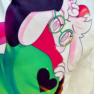Female Ralsei Pillow Case 16-32" Tall - FREE Stickers - Etsy