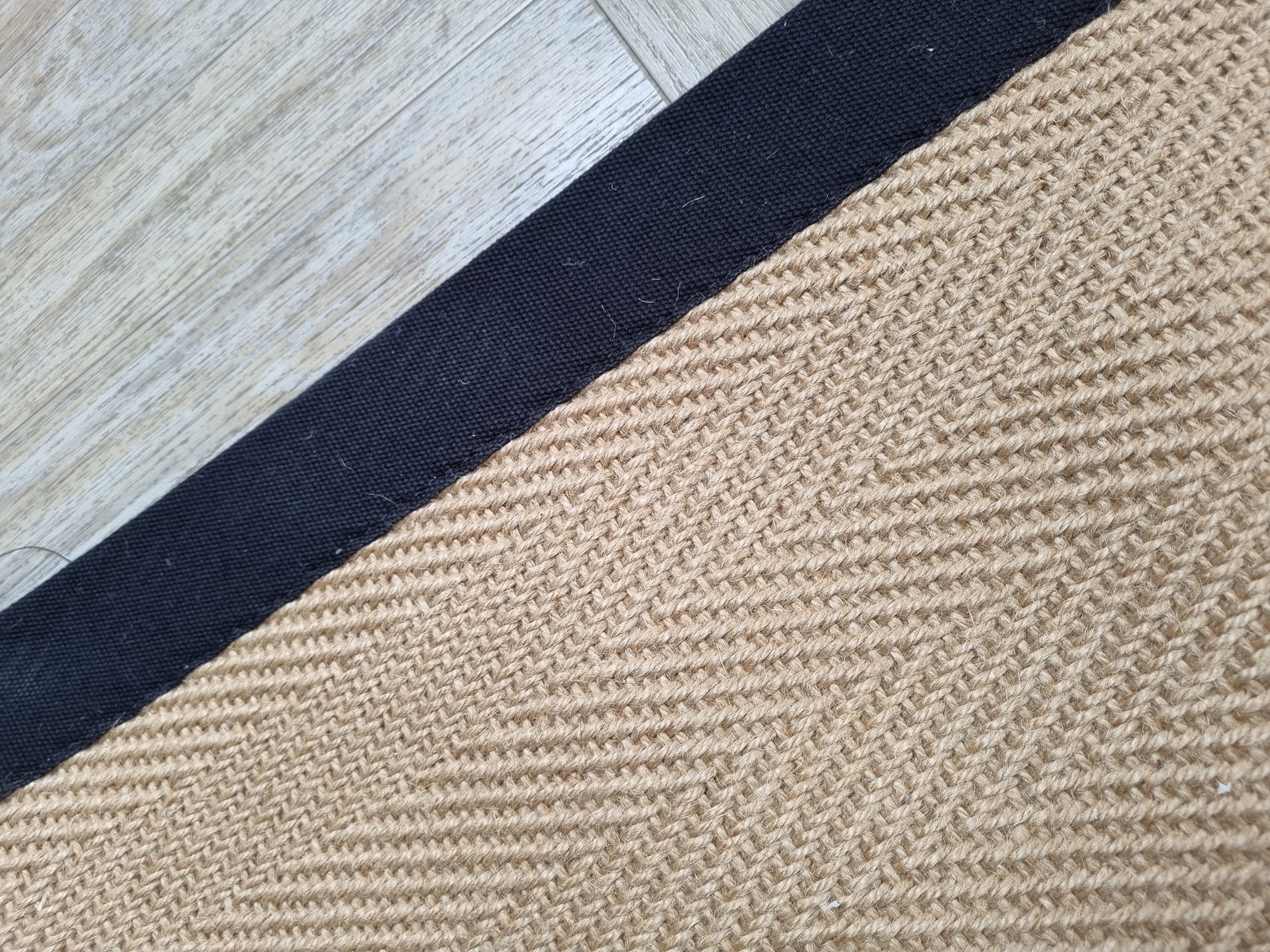 Jute Herringbone Pattern Carpet Stair Runner With Cotton - Etsy UK