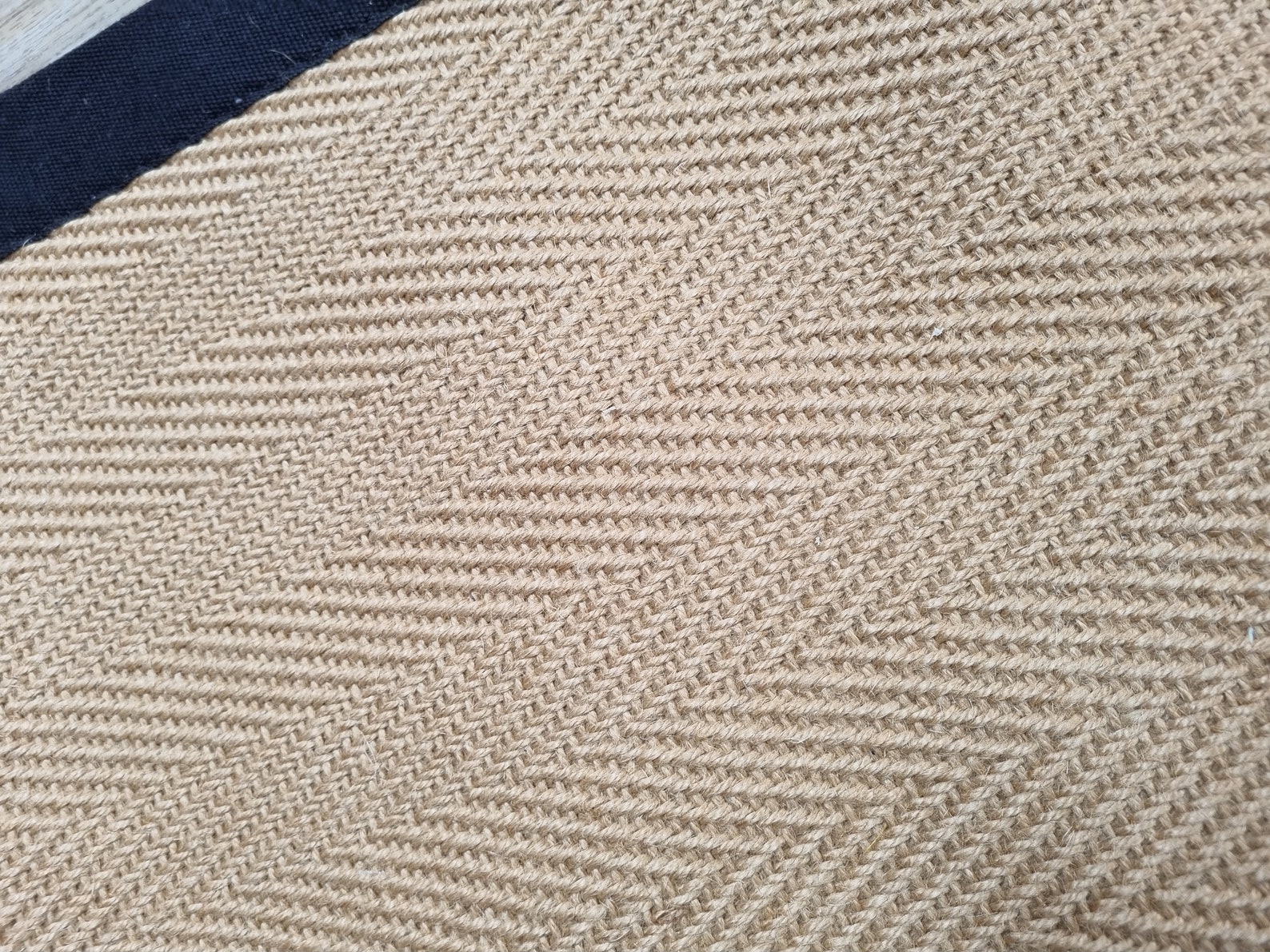 Jute Herringbone Pattern Carpet Stair Runner With Cotton - Etsy UK