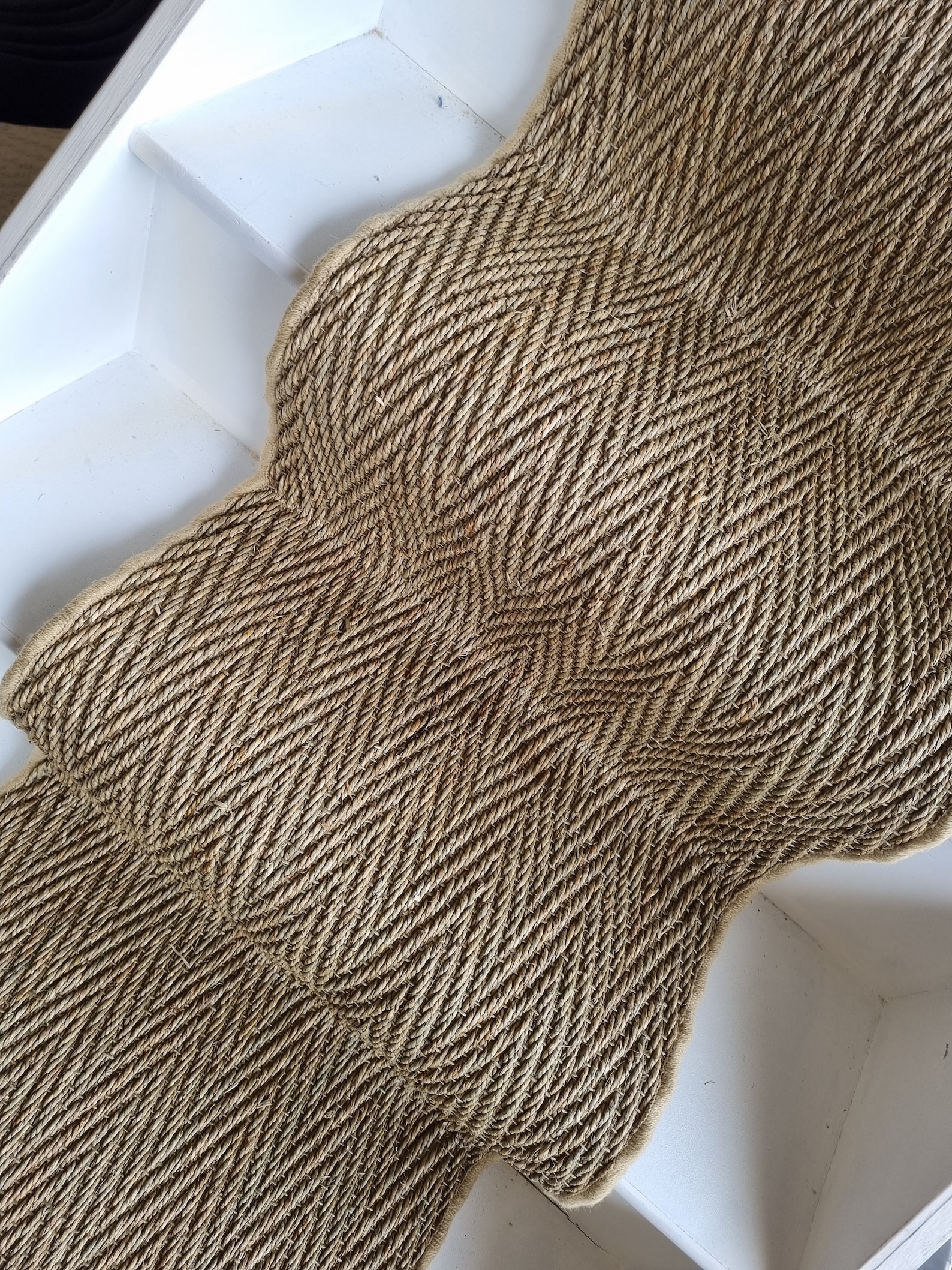 Seagrass Herringbone Stair Runner, 100% Natural Carpet Fibres. FREE ...