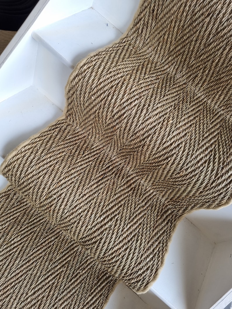 Seagrass Herringbone Stair Runner, 100% Natural Carpet Fibres. FREE ...