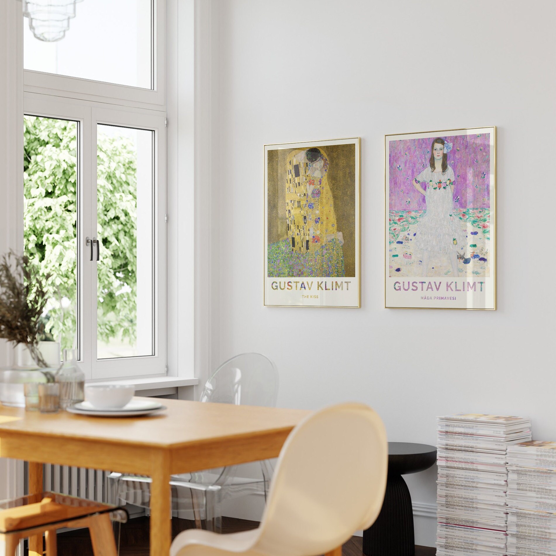 Gustav Klimt, Downloadable Art, Printable Wall Art, Purple Wall Art ...