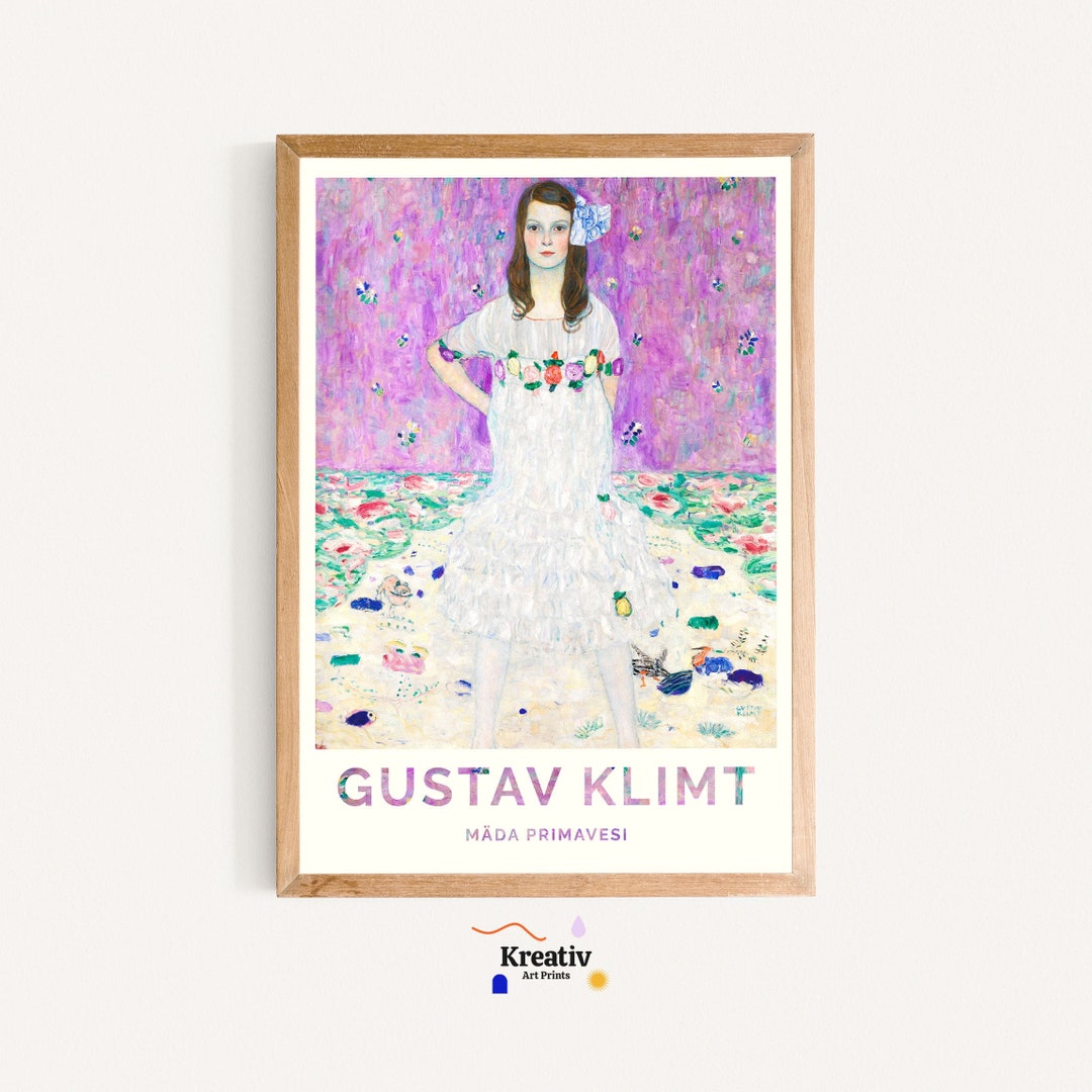 Gustav Klimt, Downloadable Art, Printable Wall Art, Purple Wall Art ...