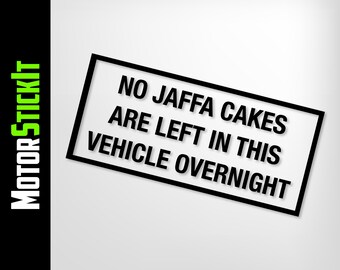 No Jaffa Cakes Left in This Vehicle Overnight Funny Builders Van ...