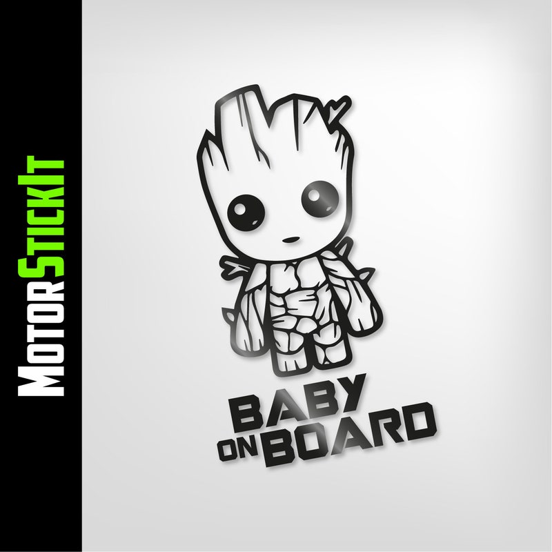 Baby Groot Decals - Etsy